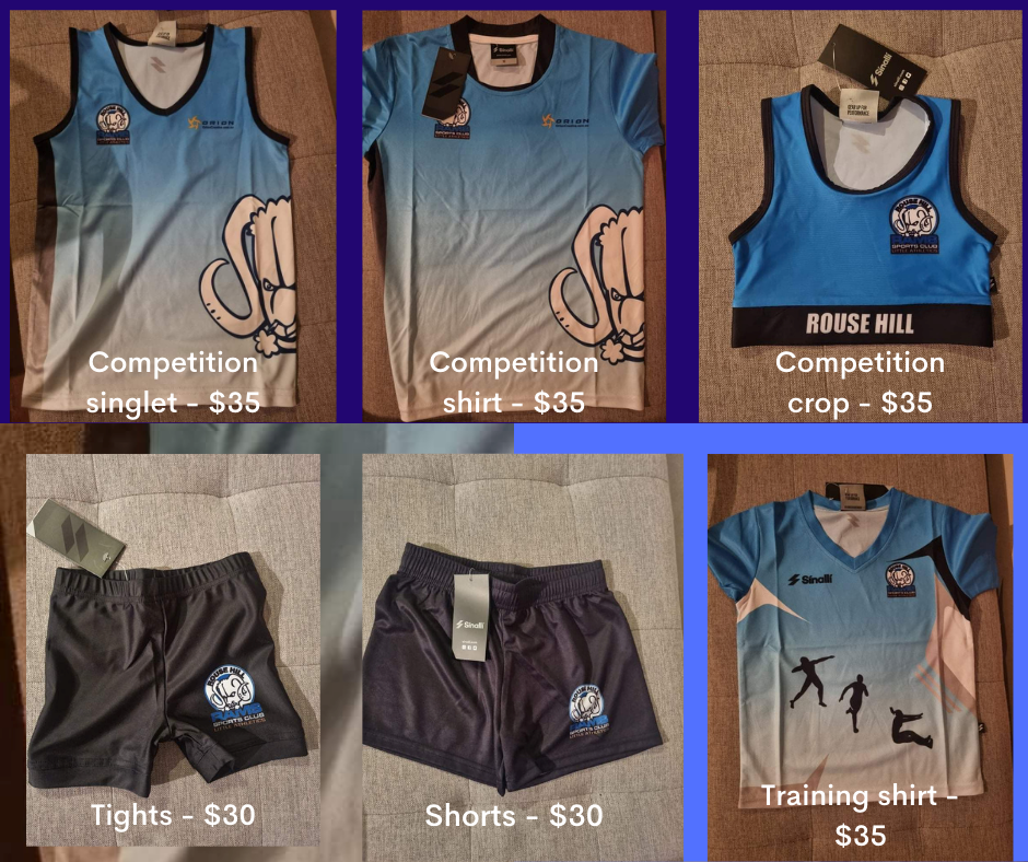 Uniforms – Rouse Hill Rams Little Athletics Club
